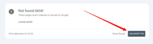 How to Fix the "Not Found (404)" Error in Google Search Console?